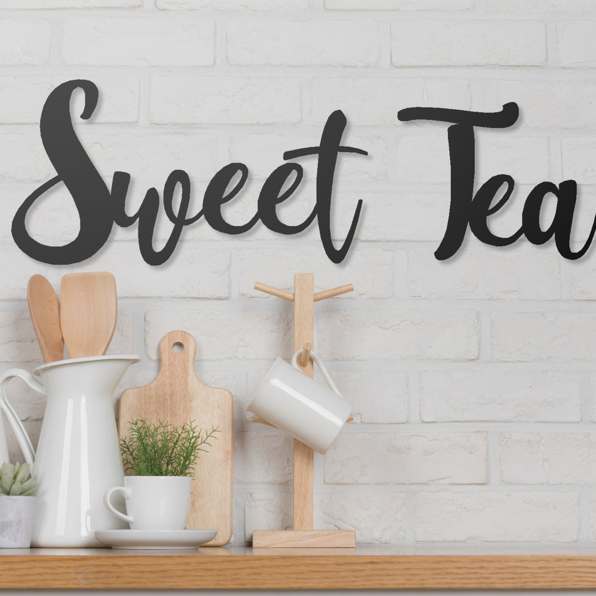 Sweet Tea Sign, Sweet Tea Metal word sign, Southern Sweet Tea ...