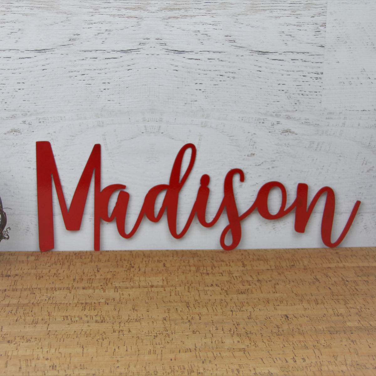 Personalized City, State, or Town Metal Word Sign