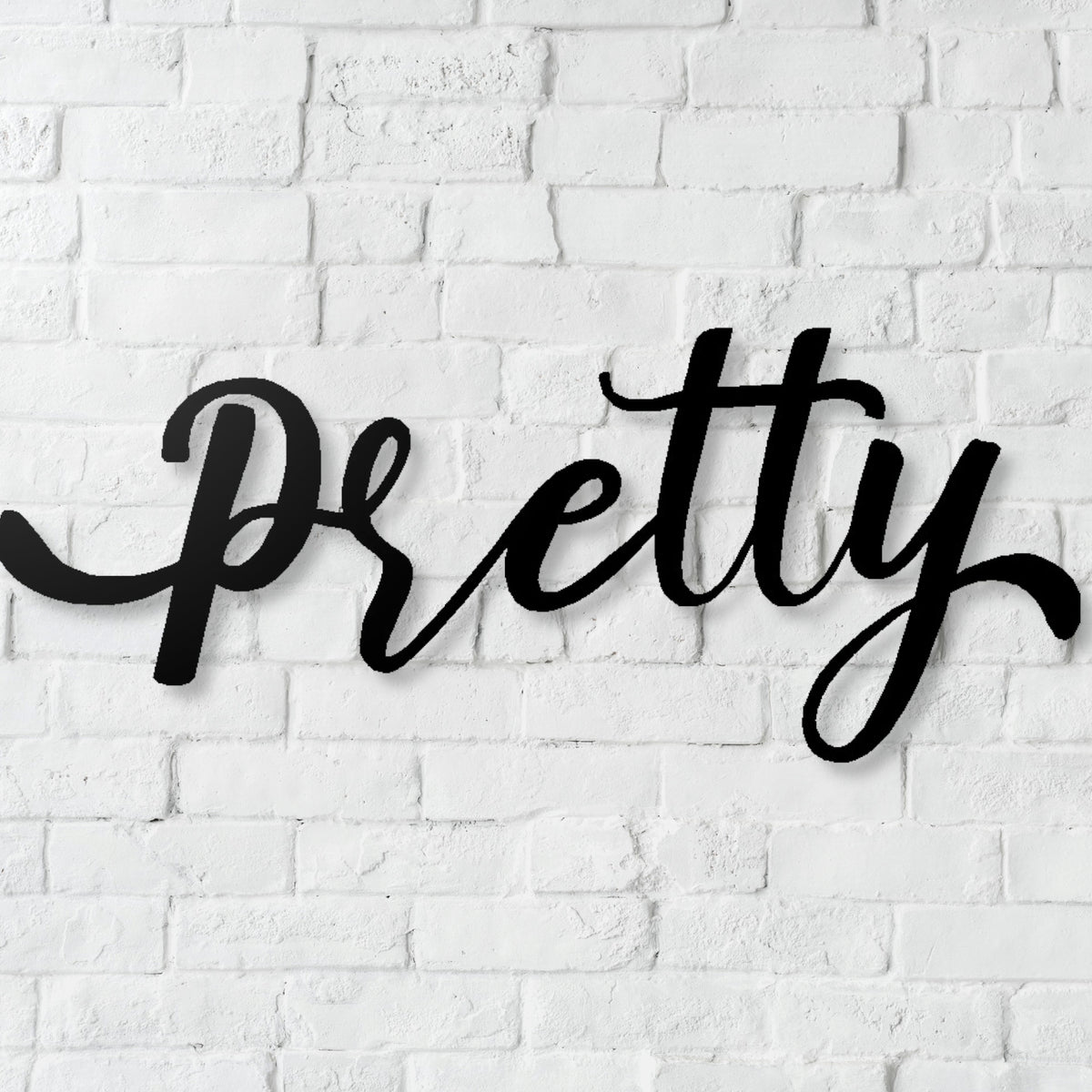 pretty Metal Word Sign, pretty Wall Decor, Christmas Gift, Gift For Her ...