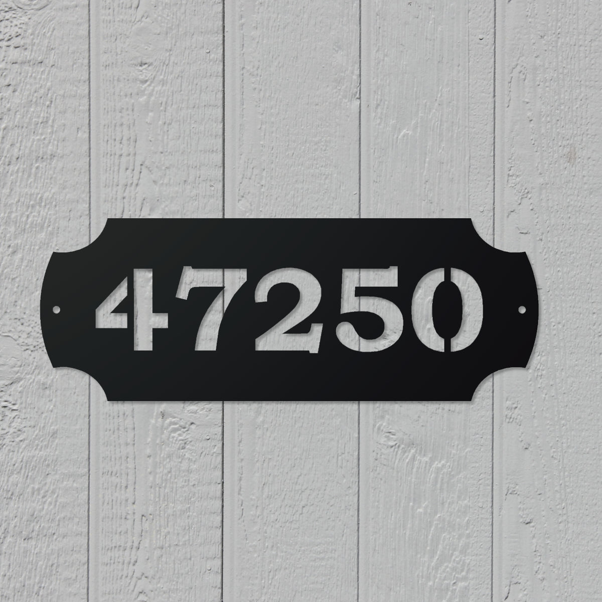 Colonial House Number Sign, House Number Plaque, Metal Address Sign ...