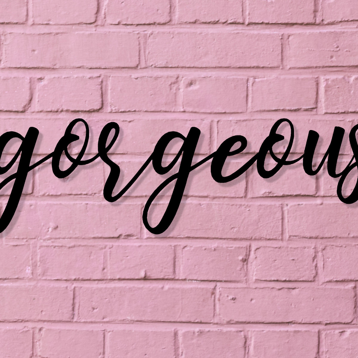 gorgeous Metal Word Sign, gorgeous Wall Decor, Classroom decor, Childs ...