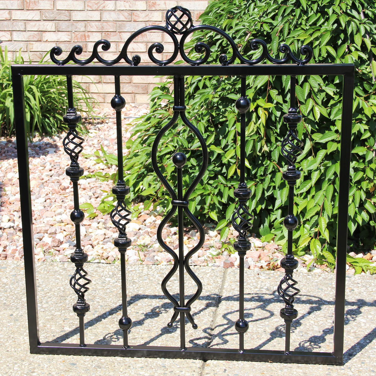 Whimsical Style Entry Gate, Ornamental Iron Gate | Madison Iron and Wood