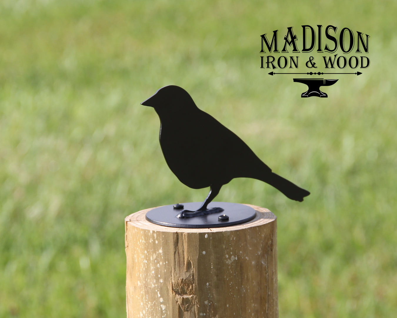 Round Post Toppers - Metal Post Toppers | Madison Iron and Wood