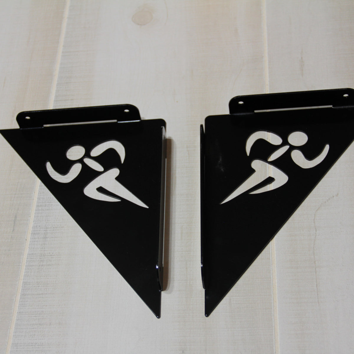 Shelf Brackets, Marathon Runner Design, 7"x9" Trophy Shelf Braces ...