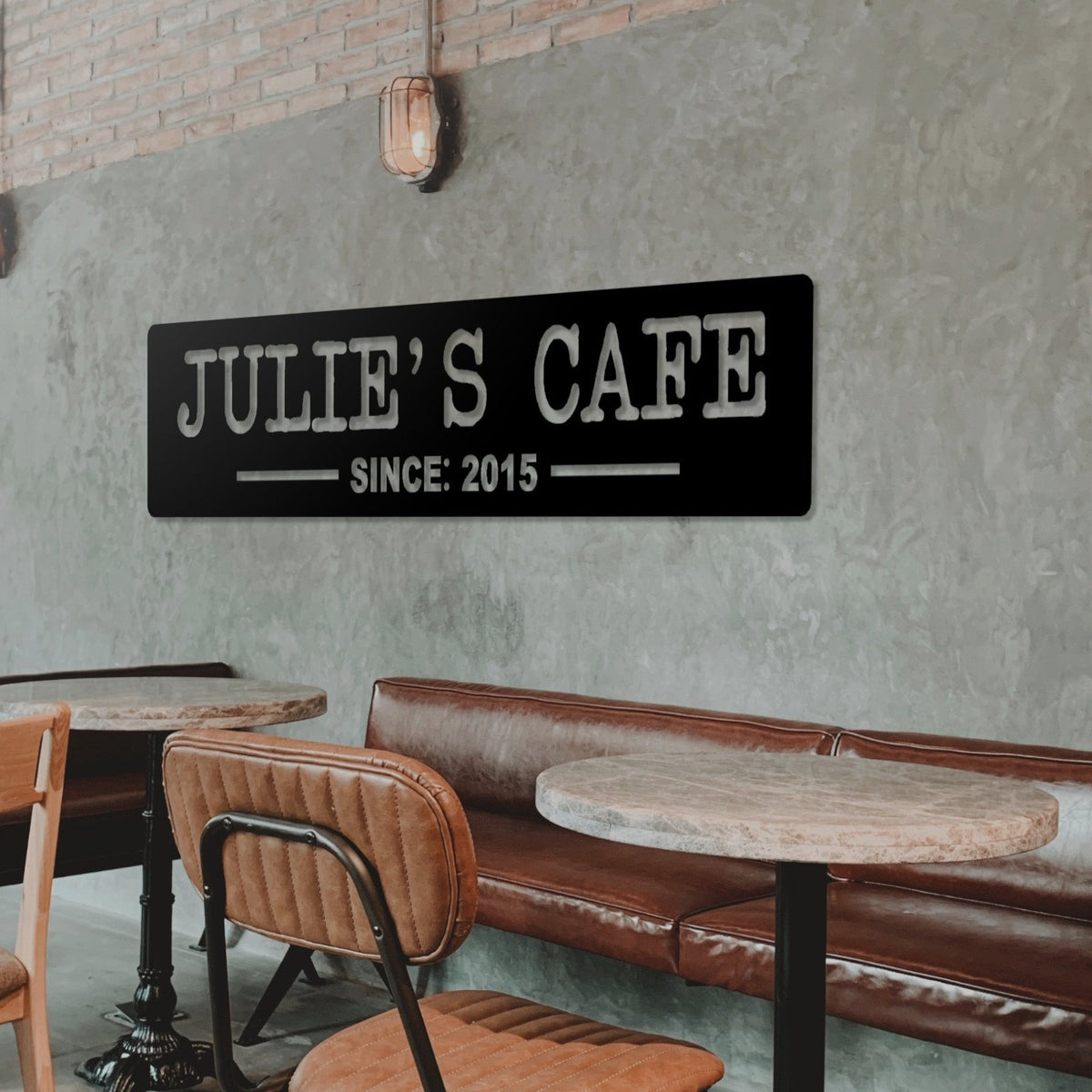 Personalized Cafe Sign, Custom Metal Cafe Sign, Cafe Decor, Decorative ...