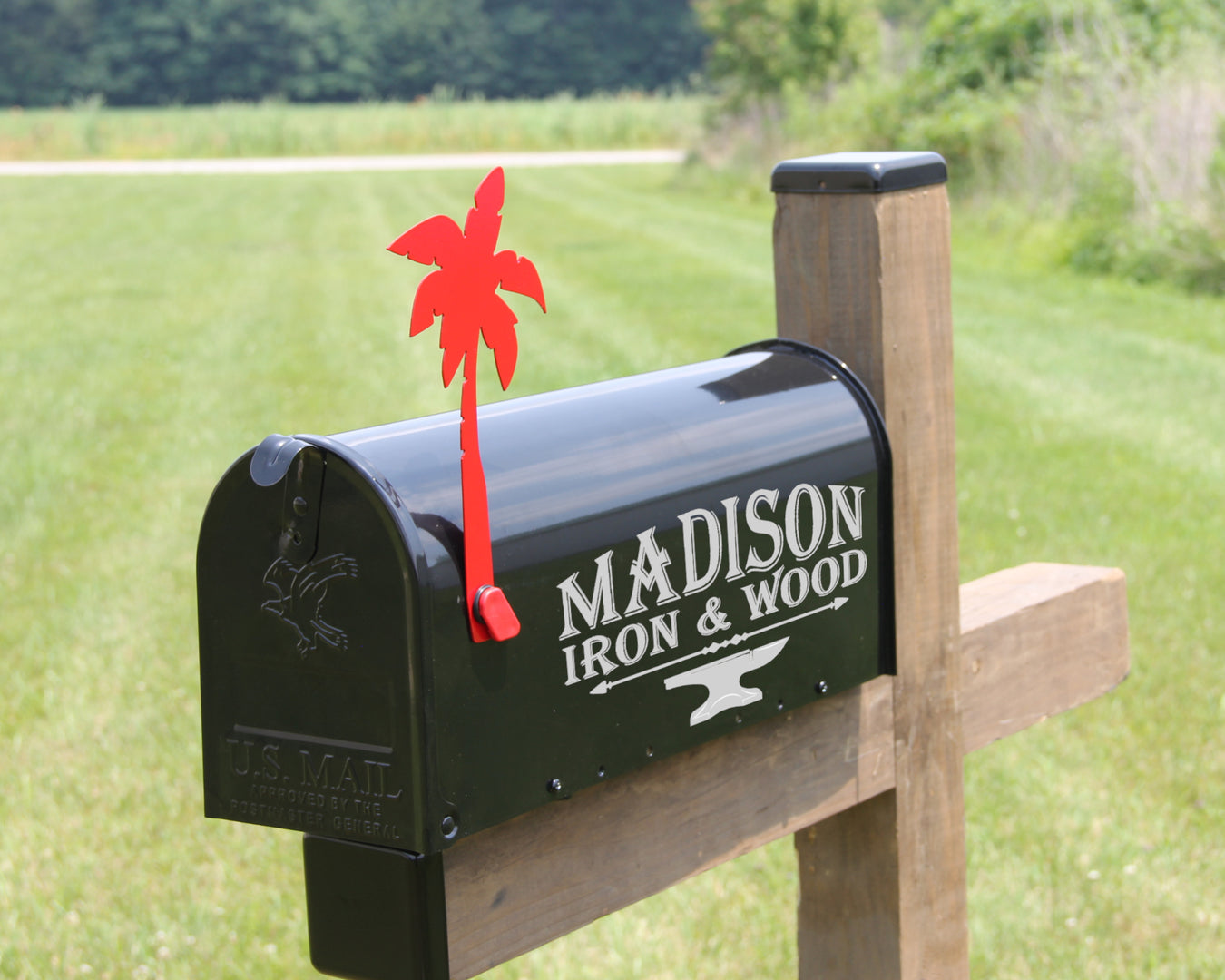 Mailbox Flags | Madison Iron and Wood
