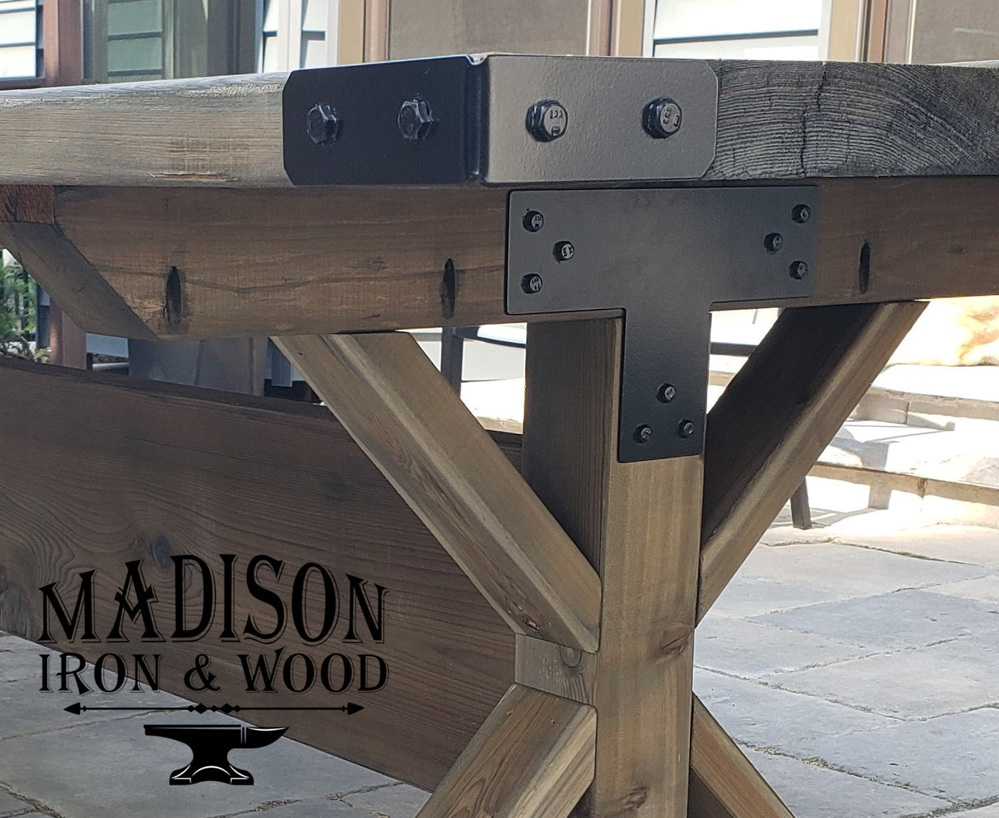 Steel Furniture Brackets - Made in the USA - Madison Iron and Wood