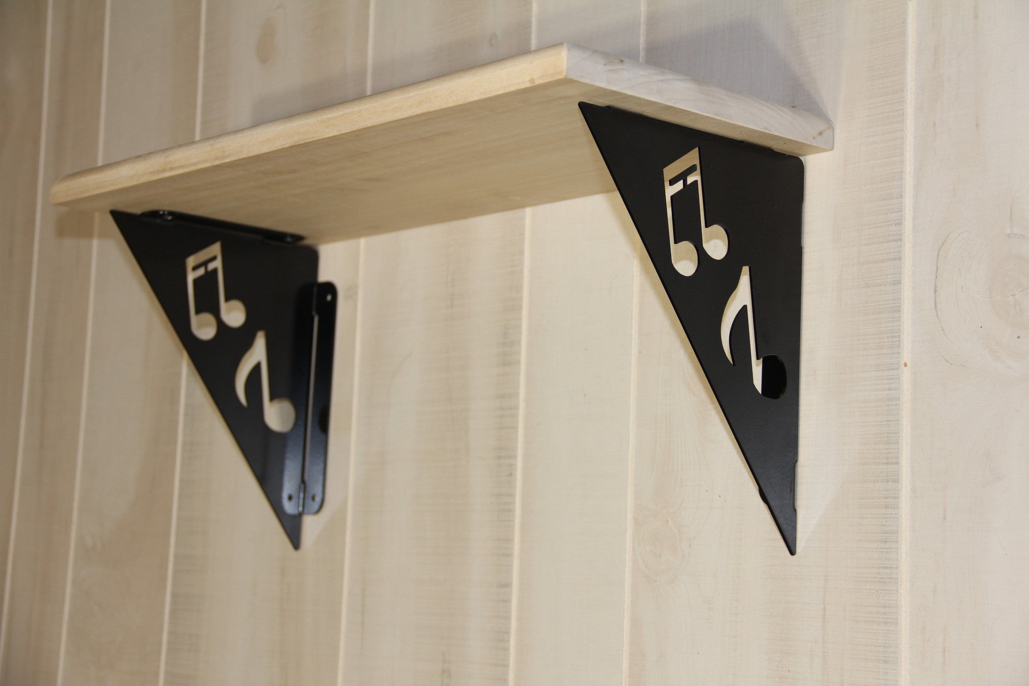 Corner Brackets, Musical Notes Design, 7"x9" Trophy Shelf Braces ...