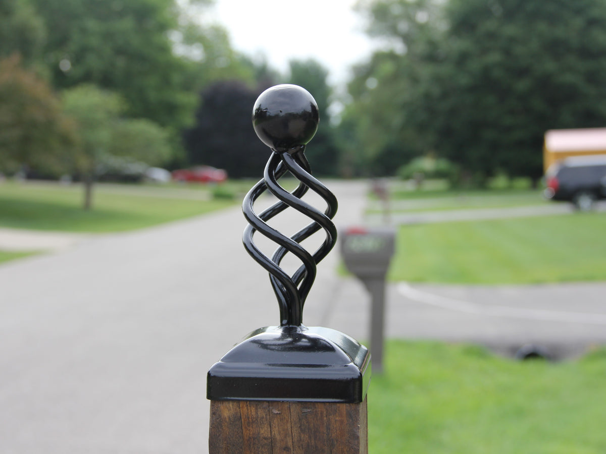 Metal Mailbox Decorations - Madison Iron and Wood
