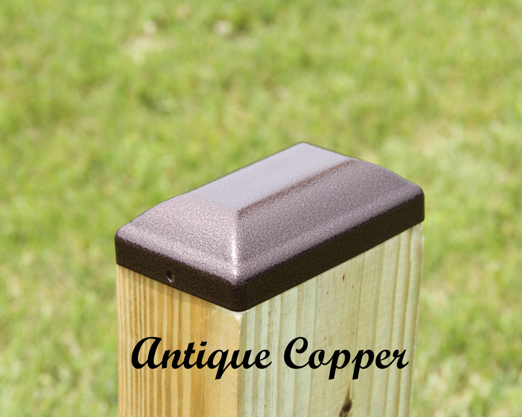 4x6 Metal Post Caps - Madison Iron and Wood