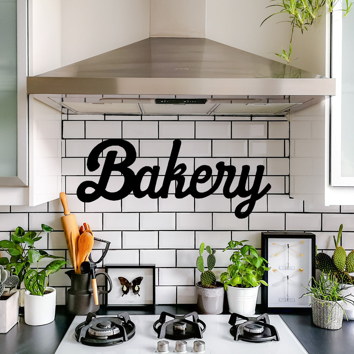 Bakery Metal Sign, Kitchen Decor, Bakery Decorative Word Sign, Kitchen ...