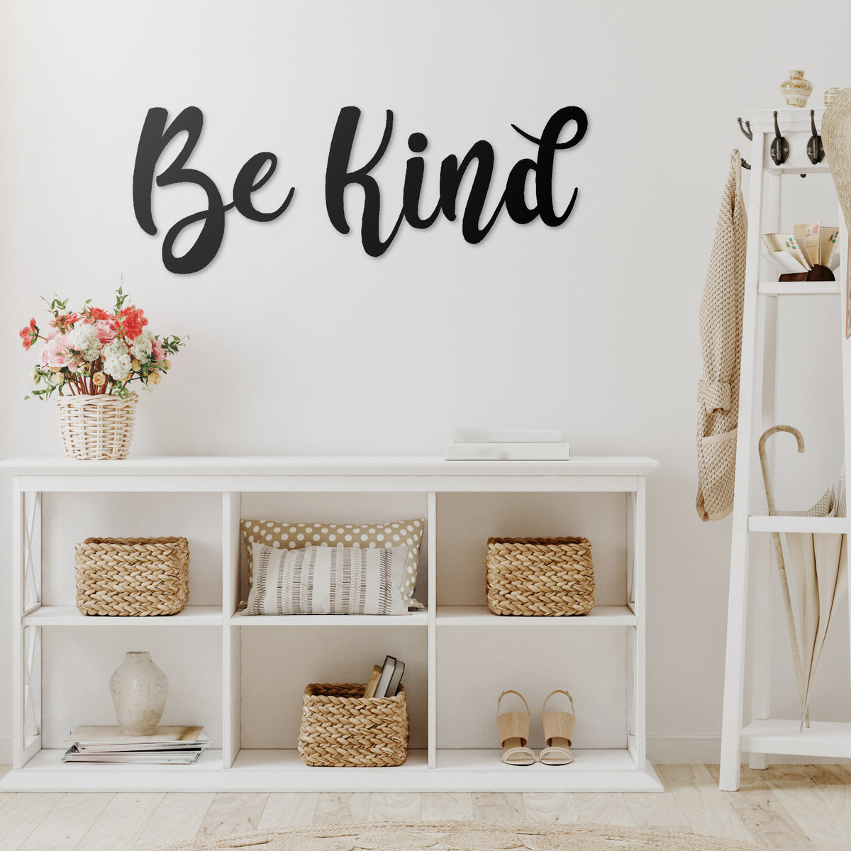 Be Kind Metal Wall Sign, Be Kind Calligraphy Sign, Southern Be Kind ...