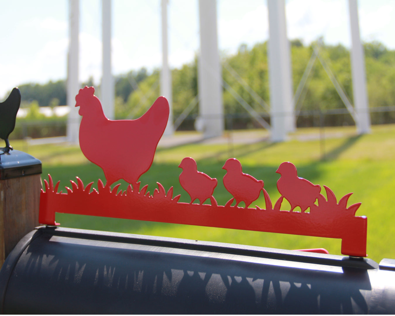 Mailbox Topper | Madison Iron and Wood