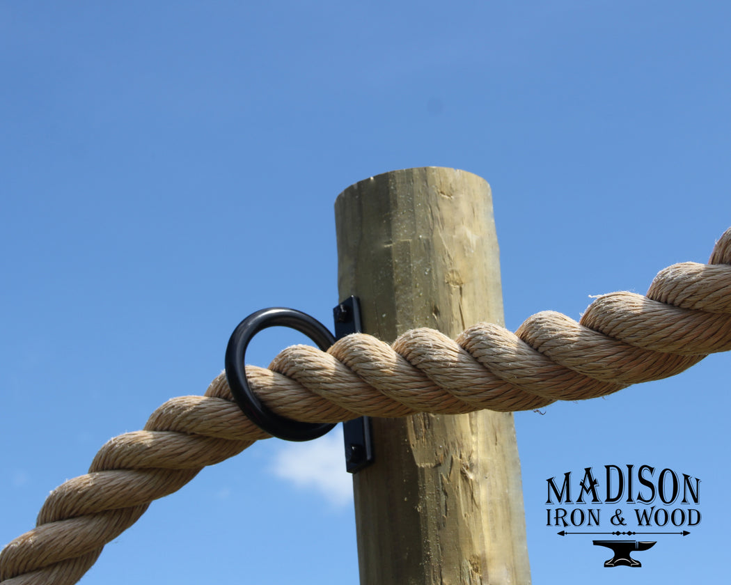 Nautical Rope Holders - Madison Iron and Wood - Made in the USA