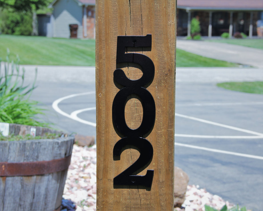 Metal Address Signs - Madison Iron and Wood