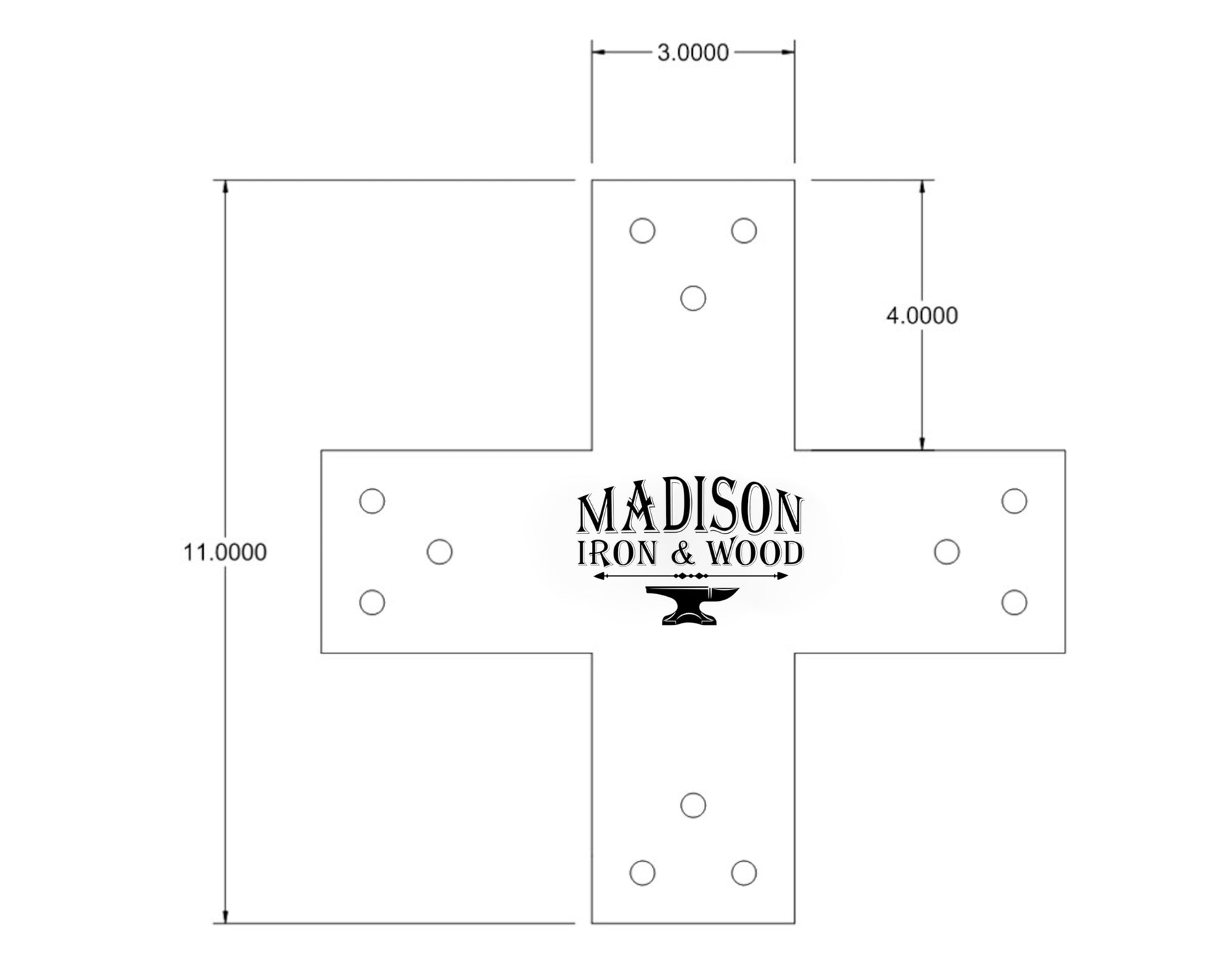 Standard Brackets | Product Collection | Madison Iron and Wood