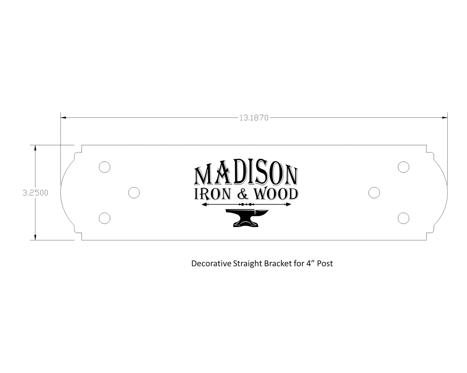 Decorative Metal Brackets - Madison Iron and Wood