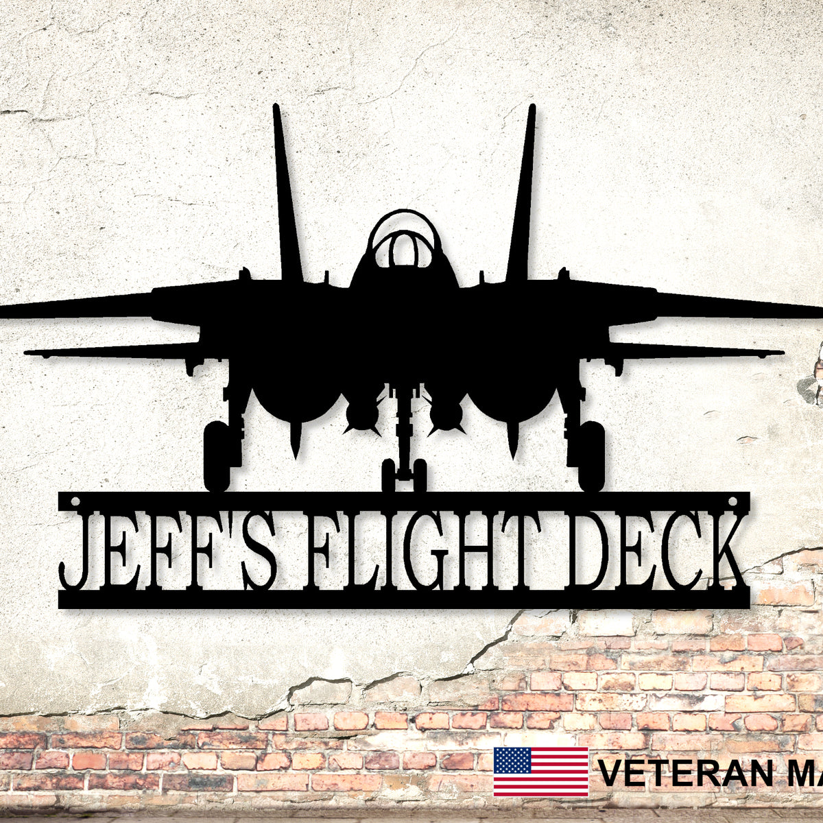 F-14 Personalized Sign, F-14 Tomcat Pilot's Room Sign, Top Gun Military ...