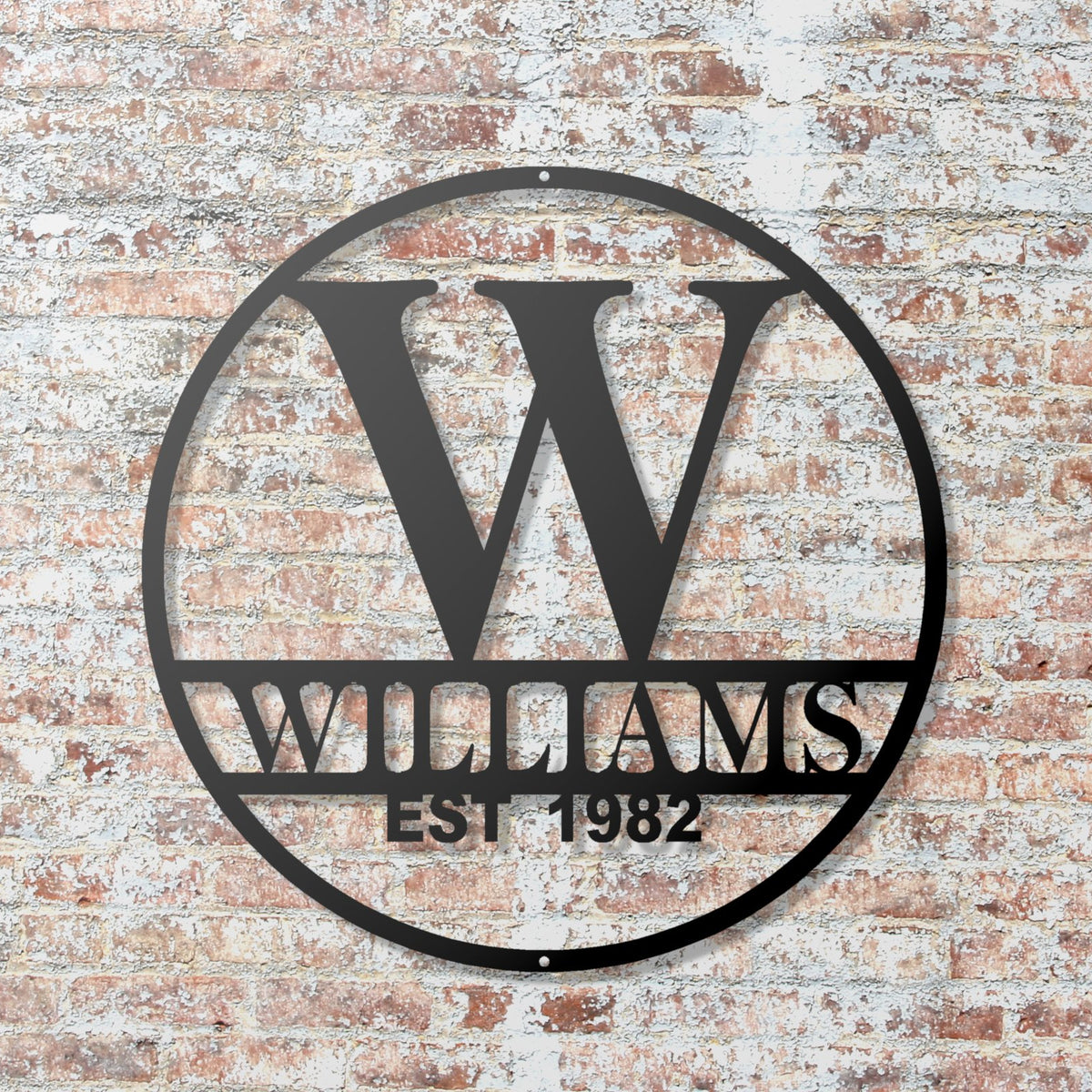 Nombre del monograma Signo personalizado, Signo de monograma de fecha ...