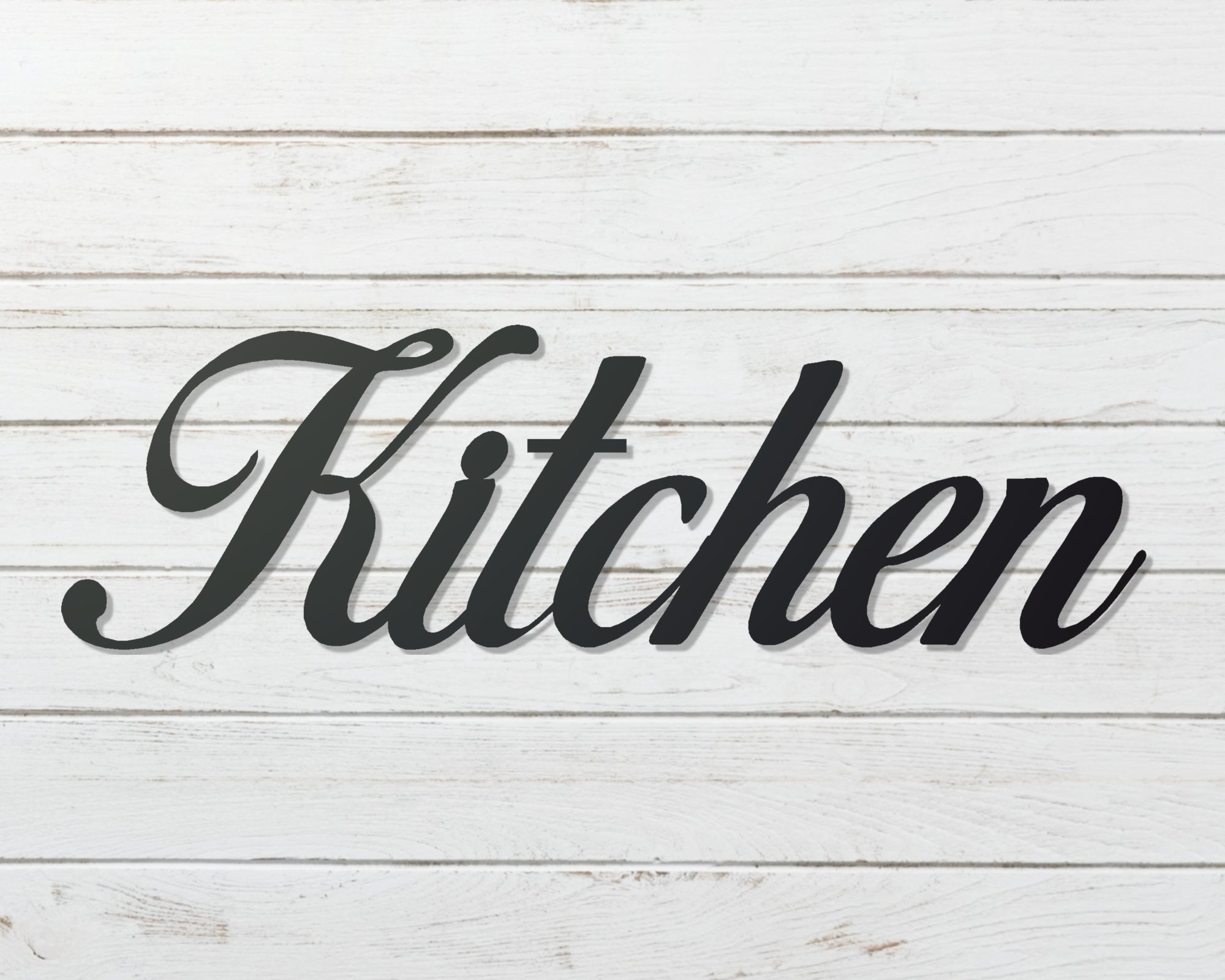 Kitchen Metal Sign, Kitchen Decor, Kitchen Decorative Word Sign ...