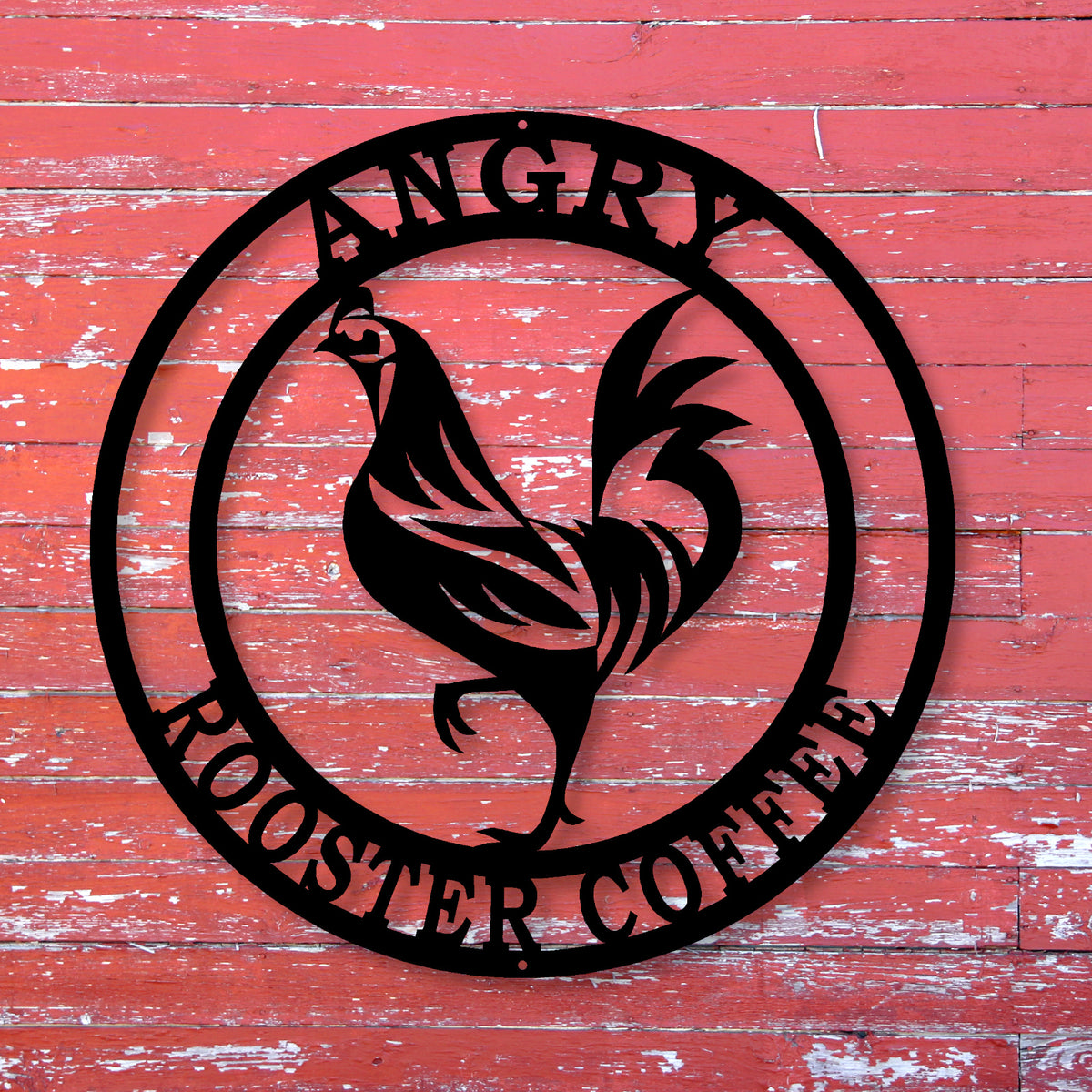 Rooster Personalized Metal Sign, Rooster Farm sign, Rooster Shop Sign ...